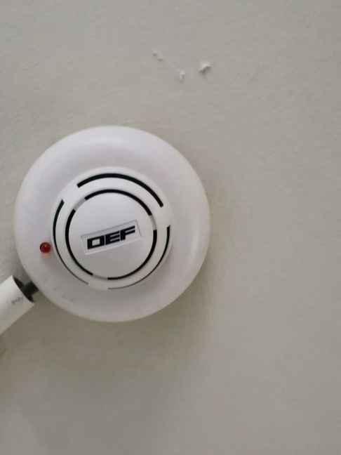 Tête de détection incendie DEF - matériaux de récupération