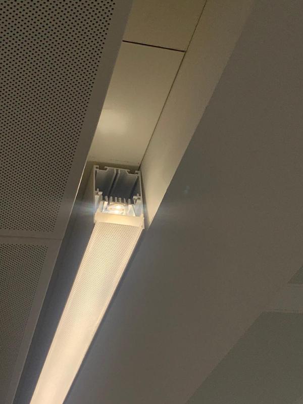 Luminaire encastré LLEDO - Ice Line 2 LED SQ - matériaux de récupération